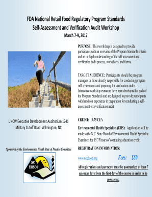 Fillable Online ncehsop FDA Program Standards Audit Fax Email Print ...