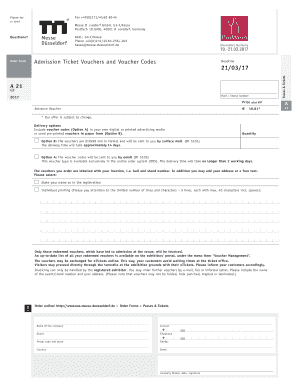 Fillable Online events-export businessfrance 21/03/17 Admission Ticket ...