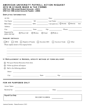 Fillable Online american Open Enrollment Form - American University Fax ...