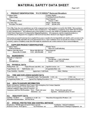 Fillable Online Material Safety Data Sheet Product No. 19950, 19952, ... Fax Email Print - pdfFiller
