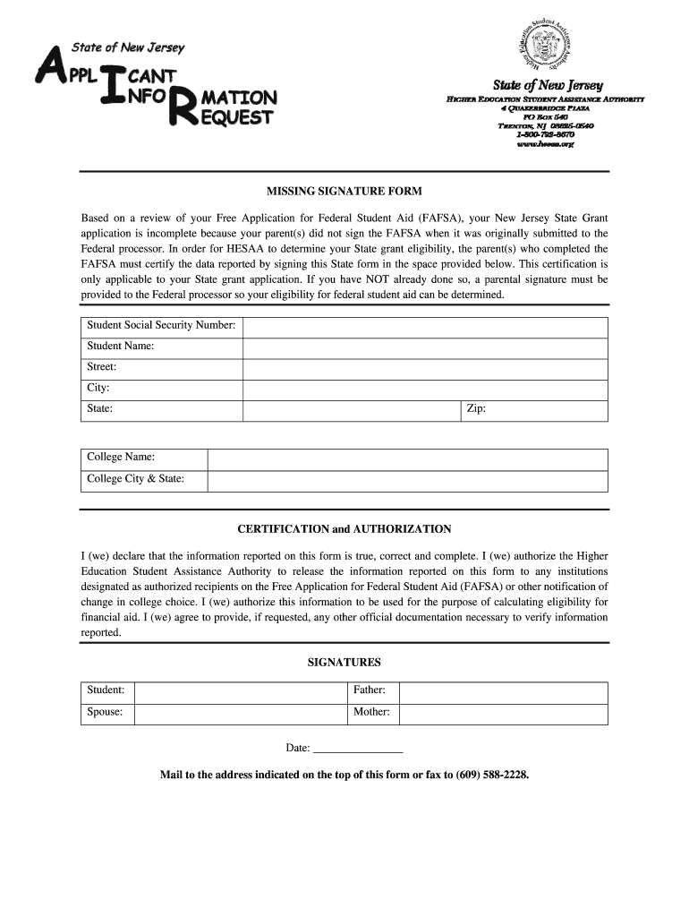 Fillable Online georgian MISSING SIGNATURE FORM Based on a review of ...