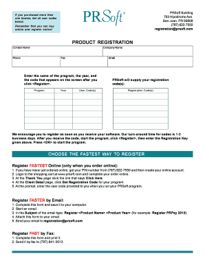 Fillable Online Download Registration Form - PRSoft Fax Email Print ...