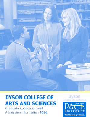Fillable Online pace DYSON COLLEGE OF ARTS AND SCIENCES - Pace ...