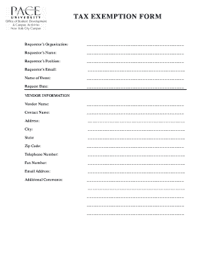 Fillable Online pace Requestors Organization Fax Email Print - pdfFiller