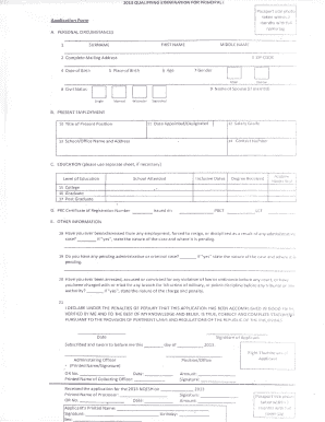 Fillable Online Application form - Calabarzon Fax Email Print - pdfFiller