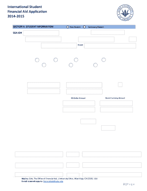 Fillable Online soka You must complete all sections of this application Fax Email Print - pdfFiller