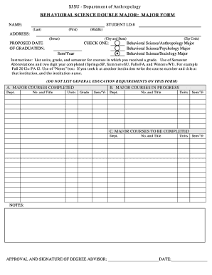 Fillable Online sjsu SJSU - Department of Anthropology - sjsu Fax Email ...