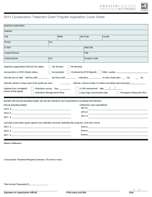 Fillable Online Application CoverSheetr.indd Fax Email Print - pdfFiller