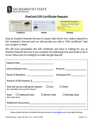 Fillable Online csus Gift Certificate Request.docx Fax Email Print ...