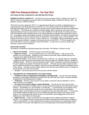 Fillable Online 1099 Pro Enterprise Edition - Tax Year 2013 - 1099 Pro ...
