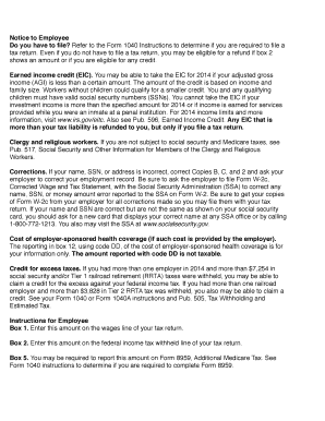 Fillable Online Refer to the Form 1040 Instructions to determine if you are required to file a ...