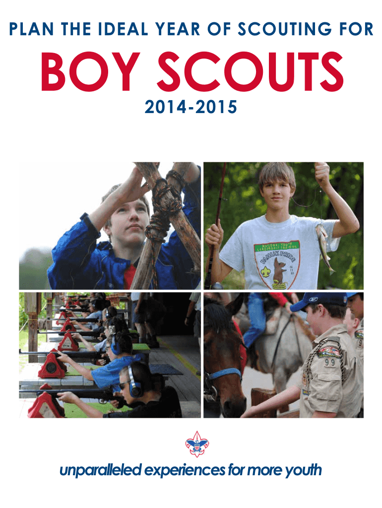 Fillable Online PLAN THE IDEAL YEAR OF SCOUTING FOR Fax Email Print ...