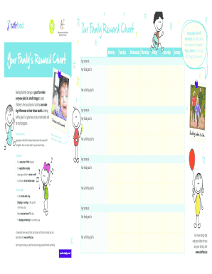 Fillable Online Our Family Reward Chart Fax Email Print - pdfFiller