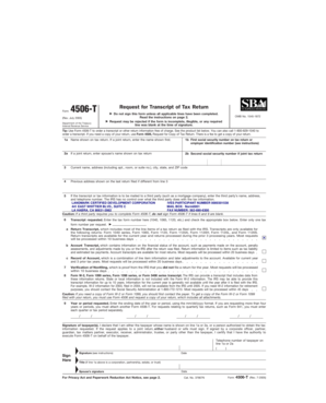 Fillable Online Form 4506-T (Rev. July 2005) - 5 Creative Group Fax ...
