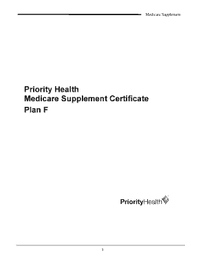 Fillable Online Medicare Supplement Certificate Fax Email Print - pdfFiller