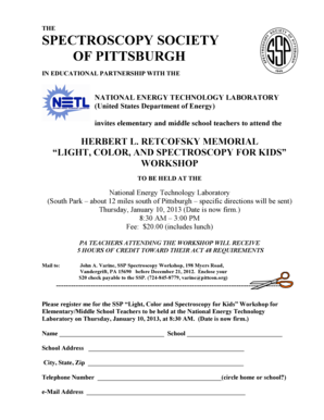 Fillable Online ssp-pgh NETL.Reg.Form.2013.doc - ssp-pgh Fax Email ...