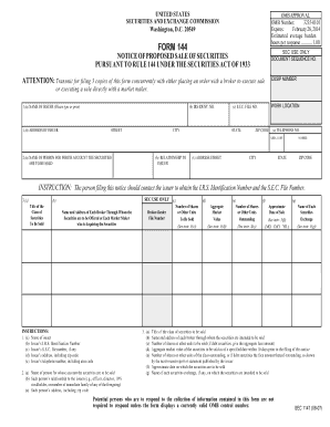 Fillable Online FORM 144 - Trading - Fidelity Fax Email Print - pdfFiller