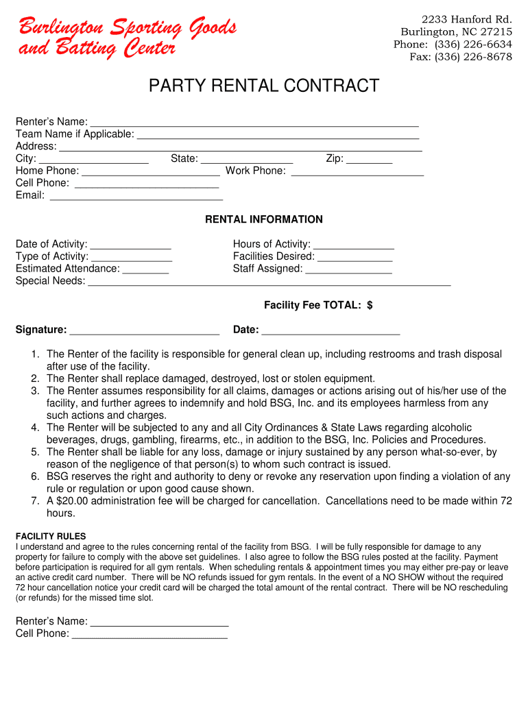 Balloon Decor Contract Template Fill Online Printable Fillable Blank PdfFiller