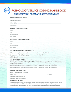 Fillable Online PATHOLOGY SERVICE Fax Email Print - pdfFiller
