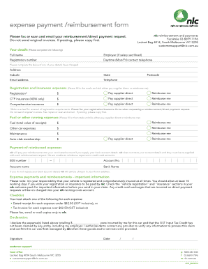 Nlc Reimbursement Form - Fill Online, Printable, Fillable, Blank ...