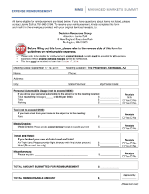 Fillable Online AstraZeneca National Advisory Board Reimbursement Form ...