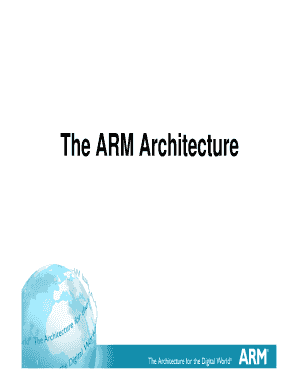 Fillable Online The ARM Architecture Fax Email Print - pdfFiller