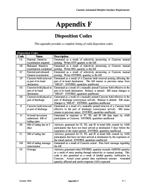 Fillable Online Disposition Codes Fax Email Print - pdfFiller