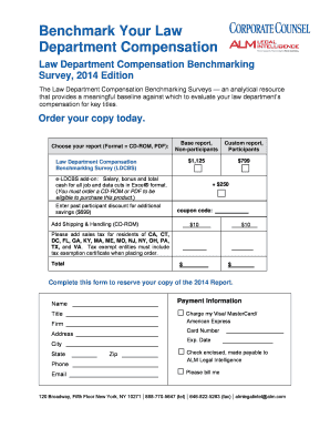 Fillable Online Benchmark Your Law Fax Email Print - pdfFiller