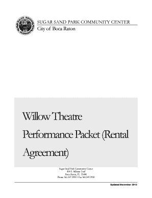 Fillable Online Willow Theatre Fax Email Print - pdfFiller