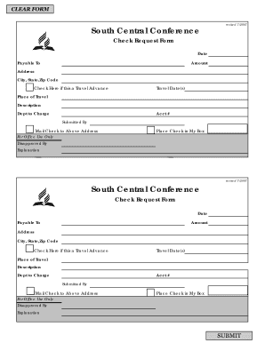 Fillable Online scc-adventist Scc check request pdf fillable form ...