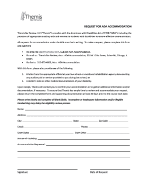 Fillable Online Themis Bar Review, LLC (Themis) complies with the ...