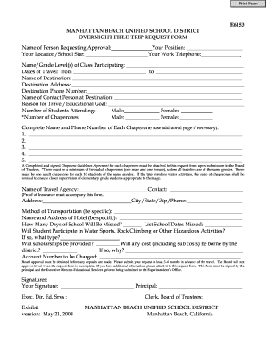 Fillable Online Overnight Field Trip Request Form.pdf - Manhattan Beach ...