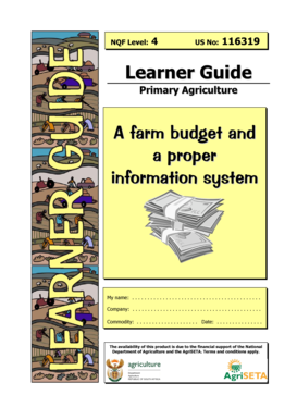 Agriseta Learner Guides - Fill Online, Printable, Fillable, Blank ...