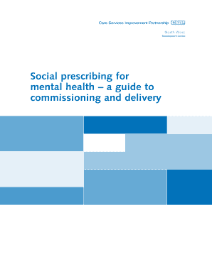 Fillable Online Social prescribing for Fax Email Print - pdfFiller