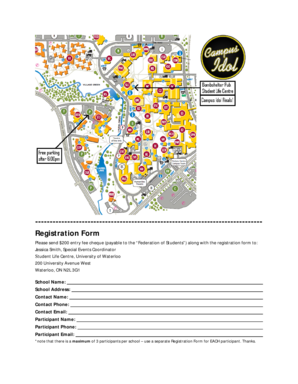 Fillable Online coca Map & Registration Form - COCA - coca Fax Email ...