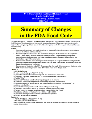 Fillable Online This Summary provides a synopsis of the textual changes ...
