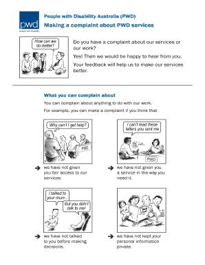 Fillable Online pwd org People with Disability Australia (PWD) Fax ...