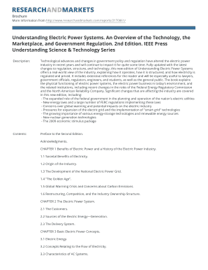 Fillable Online Understanding Electric Power Systems Fax Email Print ...
