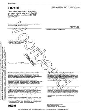 Fillable Online nen NEN-EN-ISO 128-20 (en) - nen Fax Email Print ...