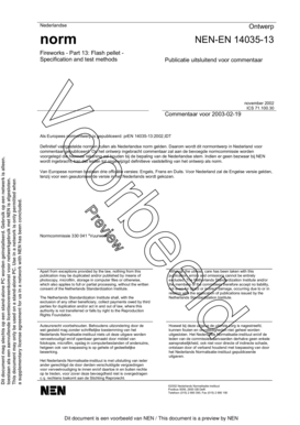 Fillable Online nen NEN-EN 14035-13 - nen Fax Email Print - pdfFiller
