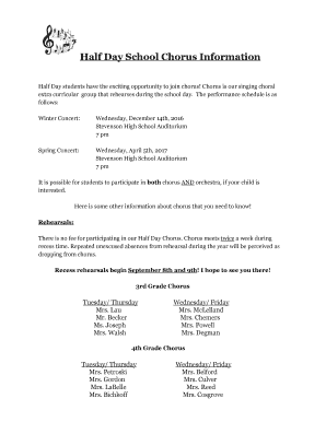 Fillable Online Permission Form - Half Day School Fax Email Print ...