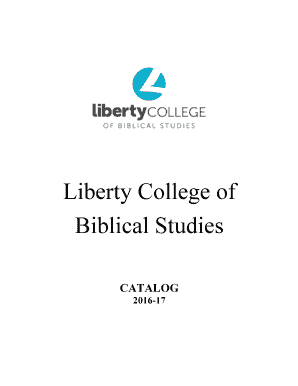 Fillable Online Liberty College of Fax Email Print - pdfFiller