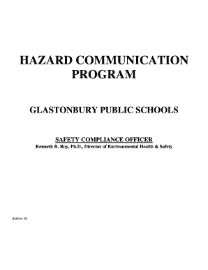 Fillable Online HAZARD COMMUNICATION PROGRAM - applitrack.com Fax Email ...
