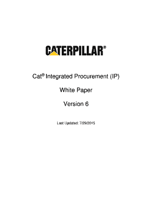 Fillable Online Cat Integrated Procurement (IP) Fax Email Print - pdfFiller