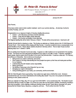 Fillable Online spsfschool 01/26/17 - St. Peter/St. Francis School - spsfschool Fax Email Print ...