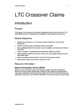 Fillable Online files medi-cal ca LTC Crossover Claims (ltccrossover ...