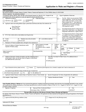 18 Printable atf forms for sbr Templates - Fillable Samples in PDF ...