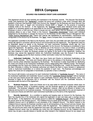 Fillable Online BBVA Compass Fax Email Print - pdfFiller