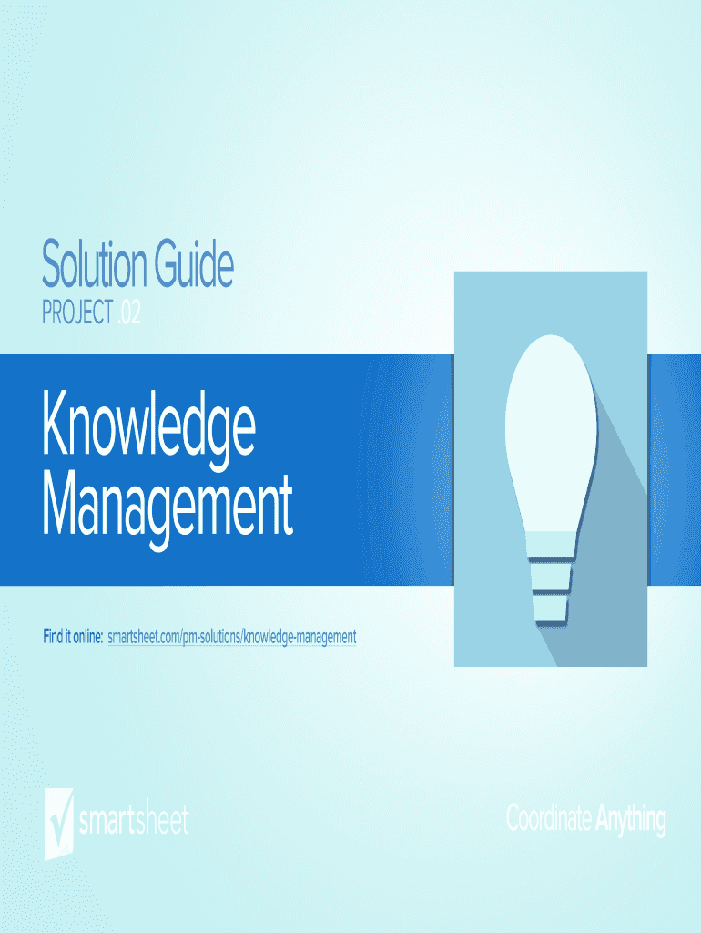 Fillable Online Knowledge Management - Smartsheet Fax Email Print ...