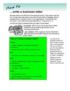 Fillable Online resources hwb wales gov write a business letter Fax ...